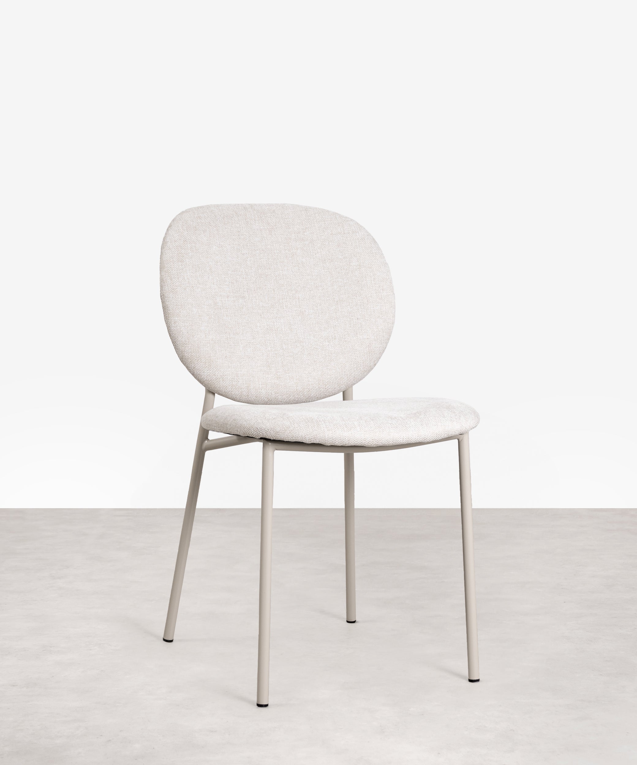 Esszimmerstuhl aus Stoff und Metall Maruchi – Northdeco