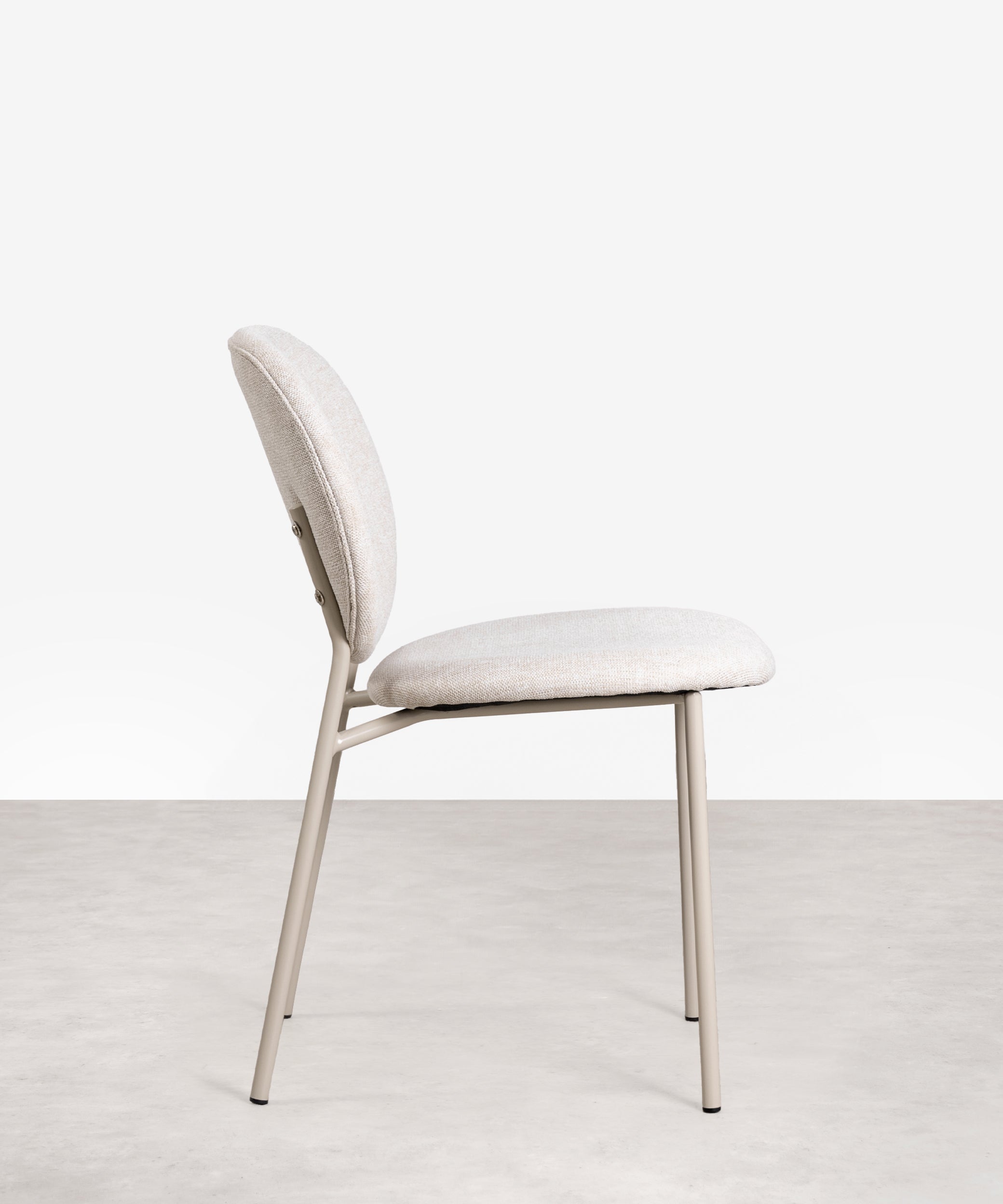Fabric and Metal Dining Chair Maruchi – Northdeco